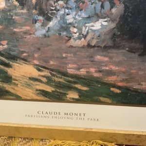 Art | Claude Monet Parisians Enjoying The Park | Poshmark